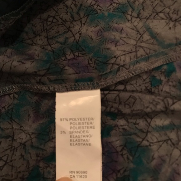 Kensie | Dresses | Kenzie Dress Grayblack Print Sz Xl Soft Pretty ...